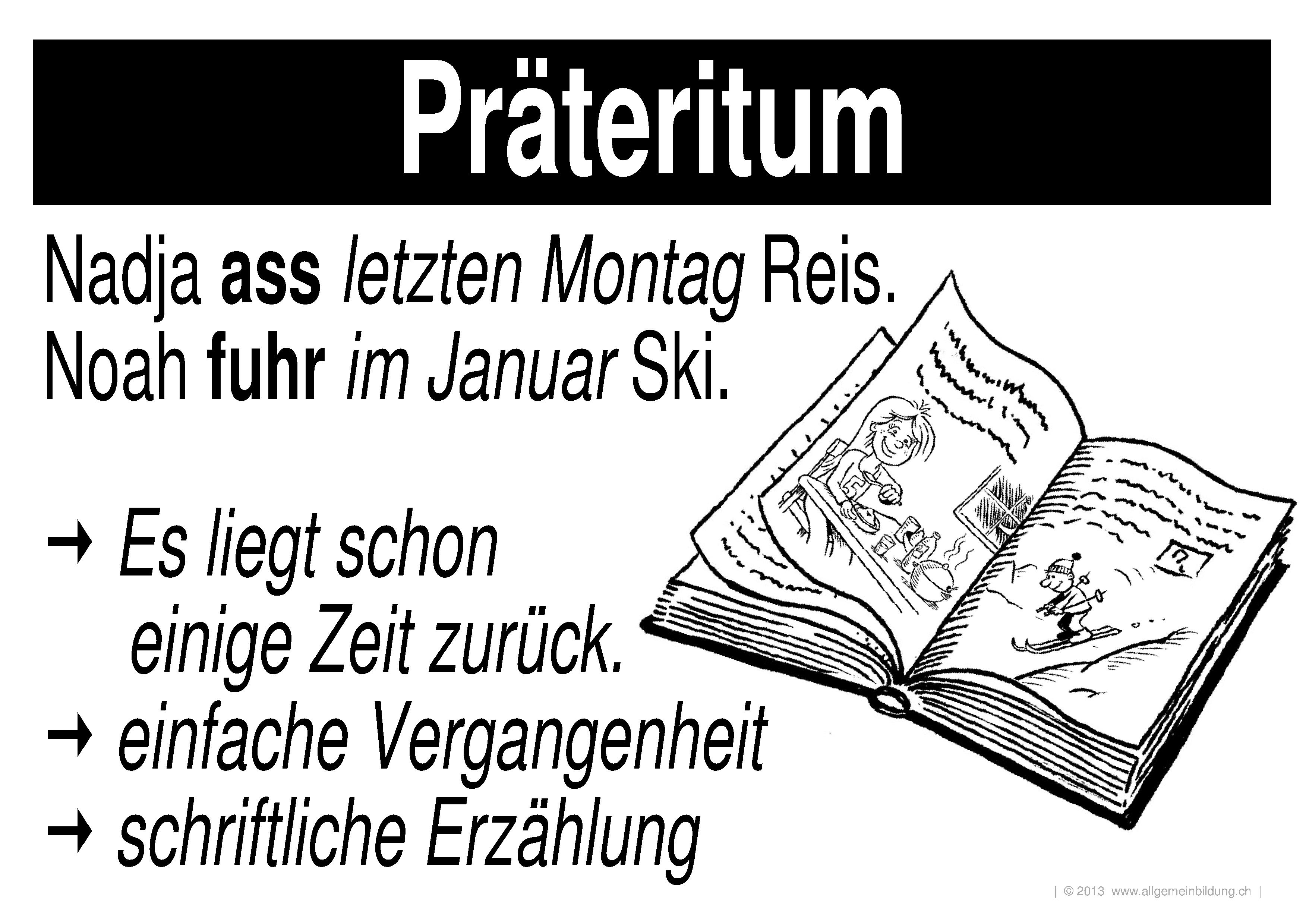 Präteritum (Imperfekt) – เรียนภาษาเยอรมันออนไลน์กับเจ้าของภาษา
